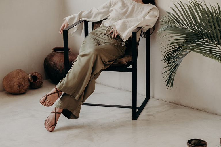 Handmade Premium Leather Sandals inspired by Tulum, MX | byJAMES